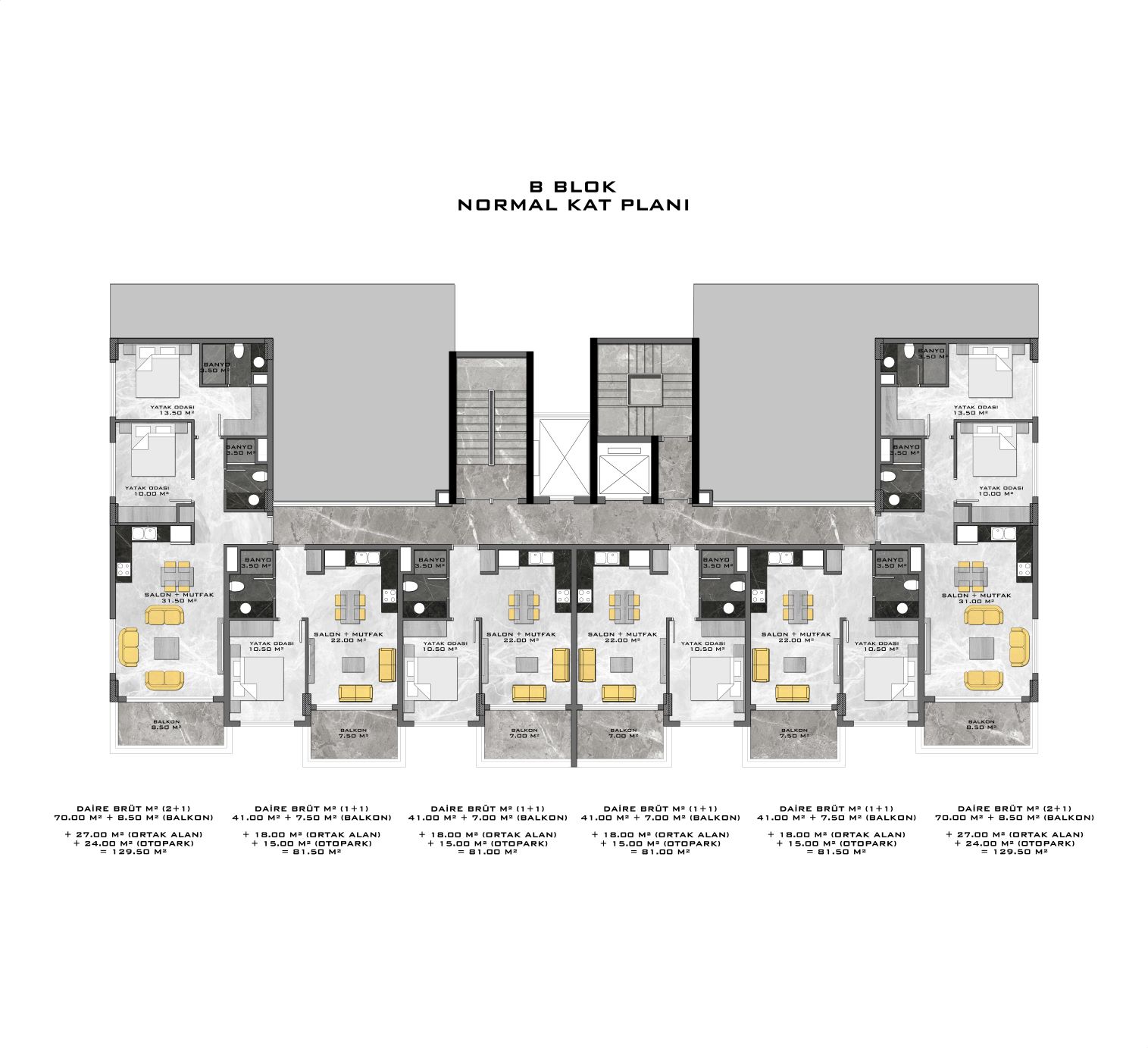 B BLOK NORMAL KAT PLANI 28.01.2022 – Esales Overseas Property